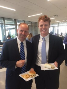 Congressional visit - Wheaton College Massachusetts