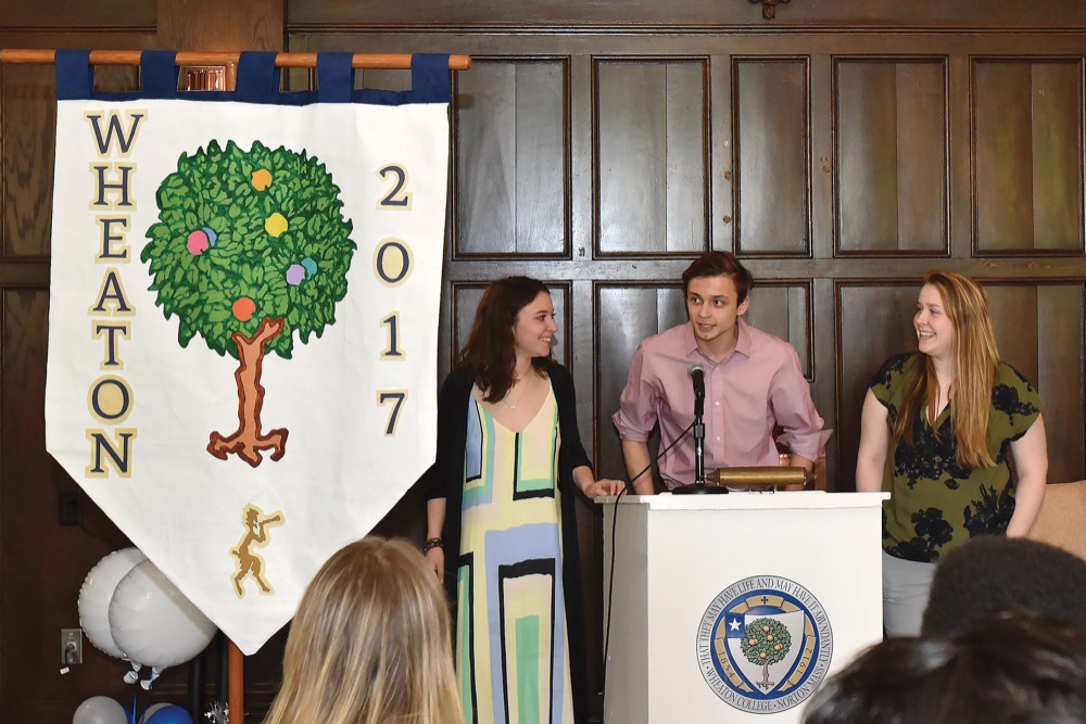 Making history: How the class banner gets created - Wheaton College ...