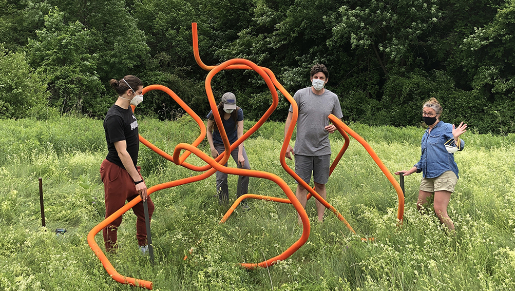 Art in the wild - Wheaton College Massachusetts