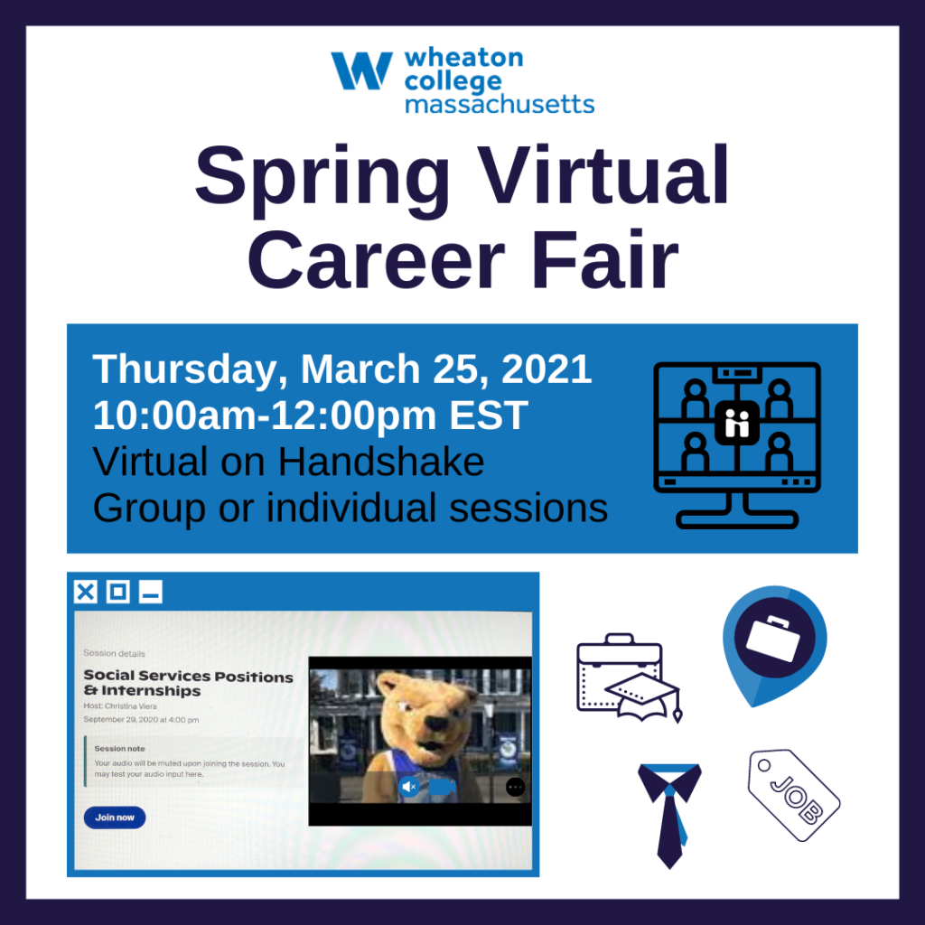 Spring Virtual Career Fair - Wheaton College Massachusetts