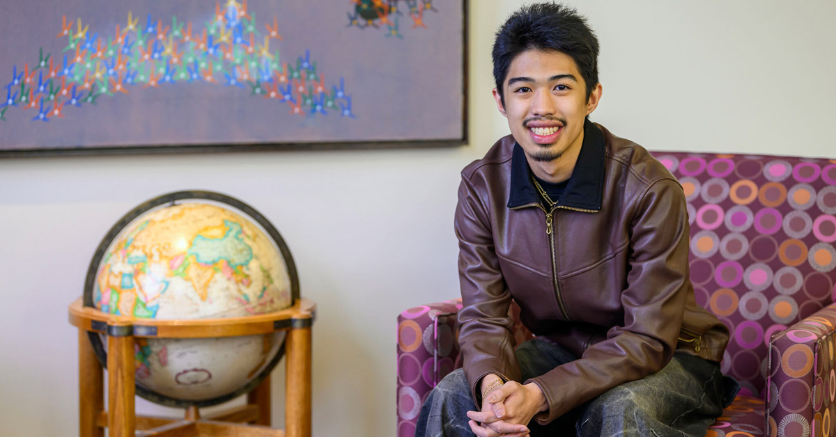 Carlos Yu '24 wins Watson fellowship - Wheaton College Massachusetts